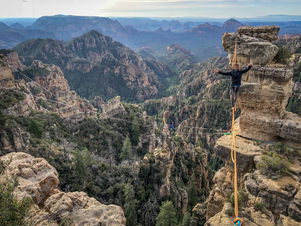 A New Era of Aerial Space Net Rigging | Slackline Media